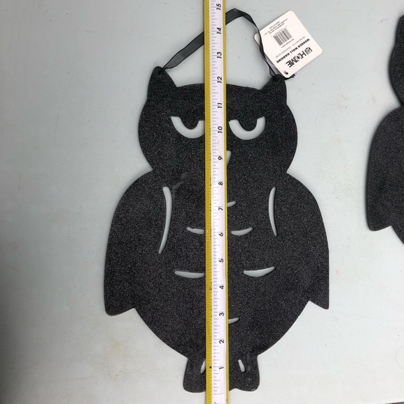 Holiday | 4 Lot Wood Hanging Glitter Owls Halloween Art Owl | Poshmark